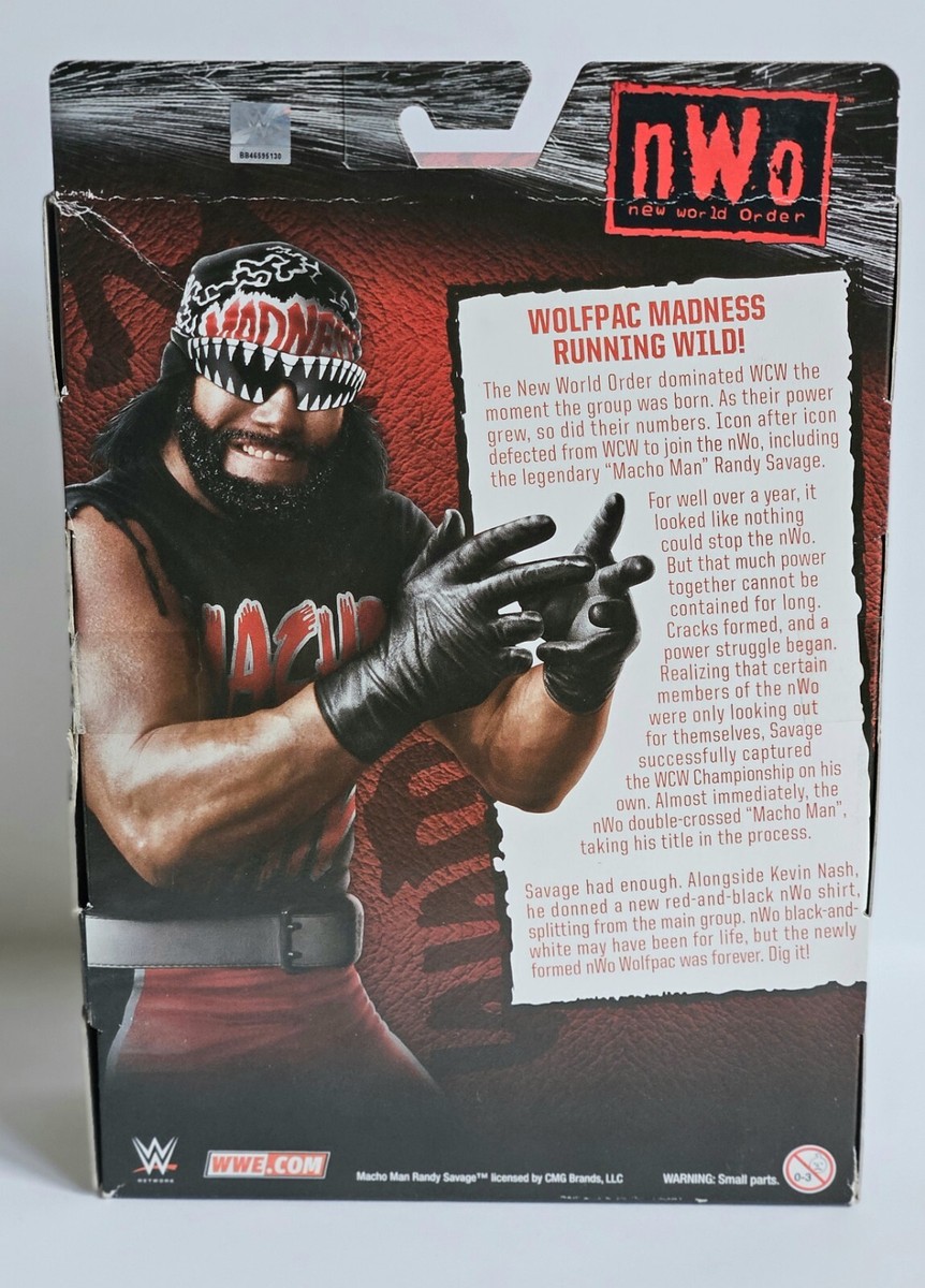 Macho Man Randy Savage Nwo Wolfpack Paintin Manning Snap Into A Slam