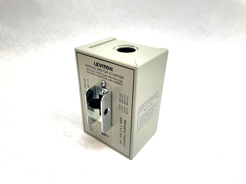 Leviton N1303-DS Manual Motor Starter Disconnect Switch 3PH 30A 600V ...