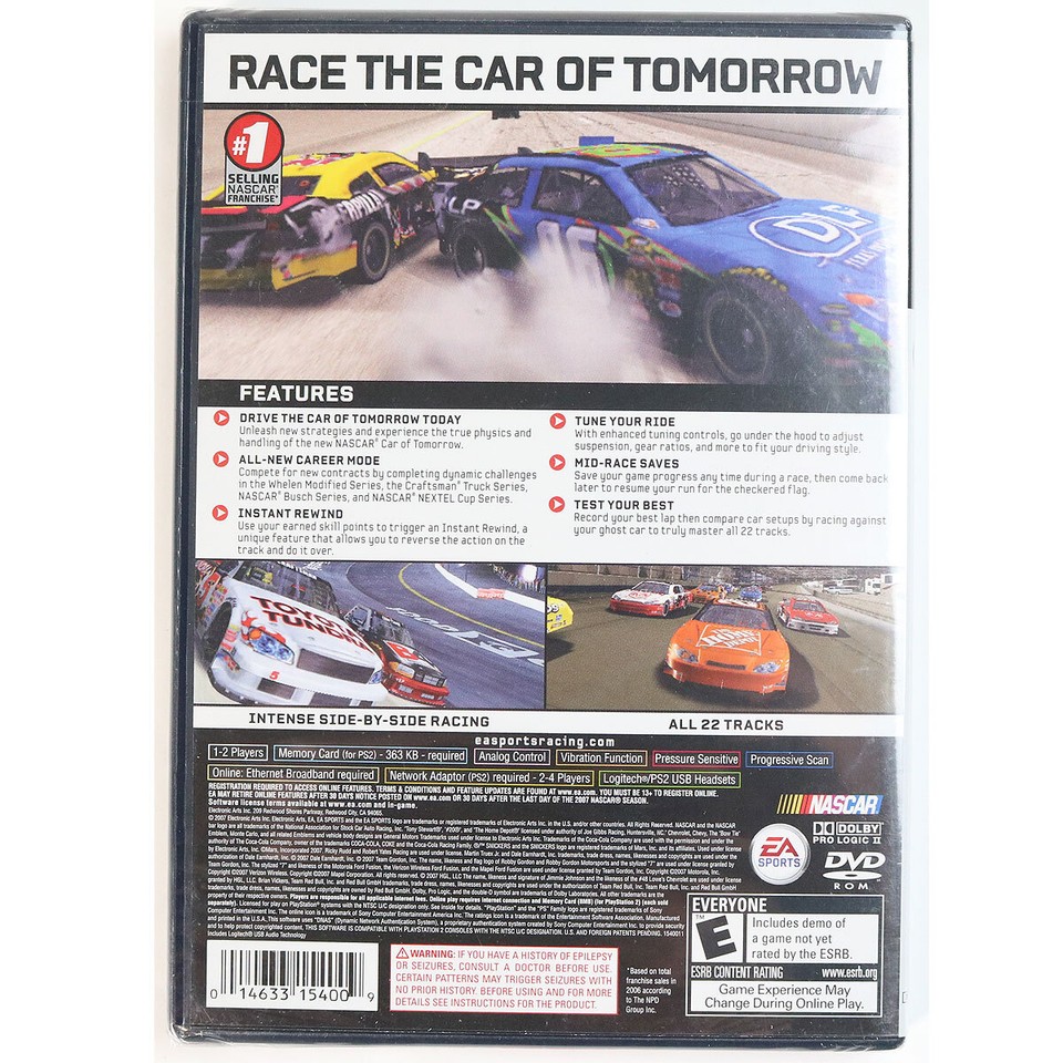 New Sony PlayStation 2 NASCAR 08 PS2 2007 Sealed | eBay