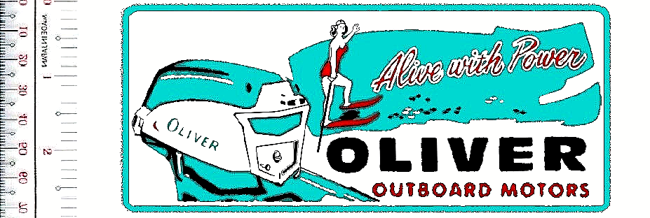 Outboard Oliver Outboard Motors 1955 - 59 Battle Creek, Michigan NO ...