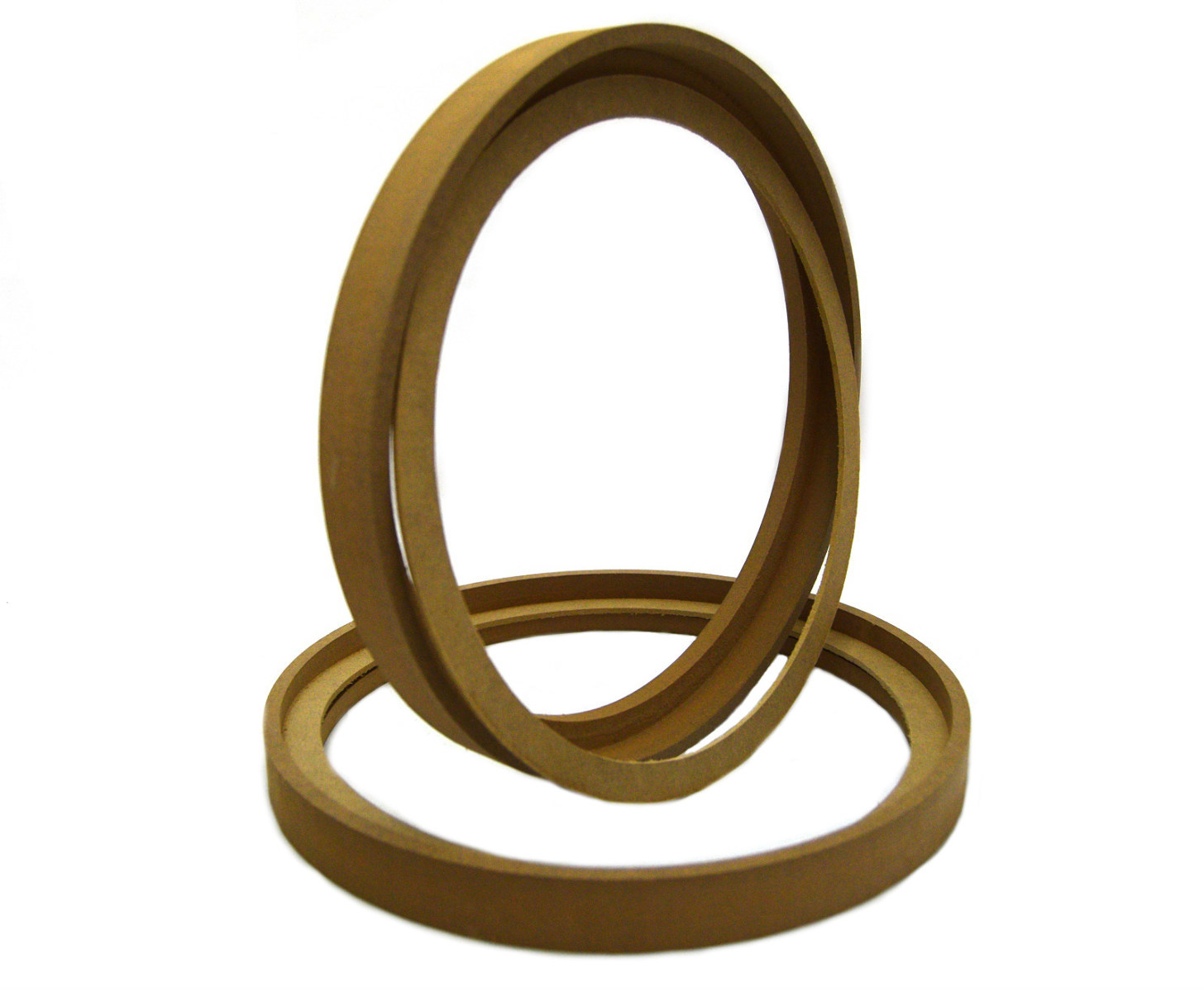 4 Pair 12" MDF Wood Speaker Subwoofer Mounting Spacer Rings Recessed ...