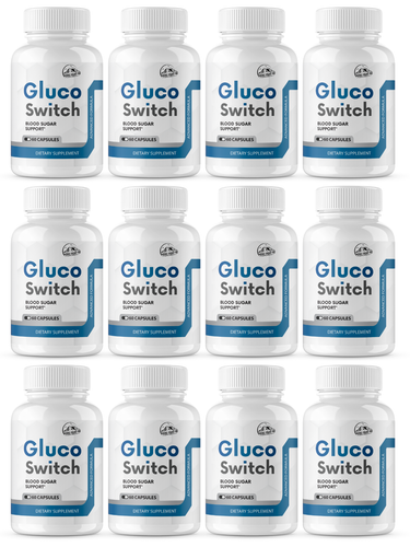 Gluco Switch Blood Sugar Support 12 Bottles 720 Capsules | eBay