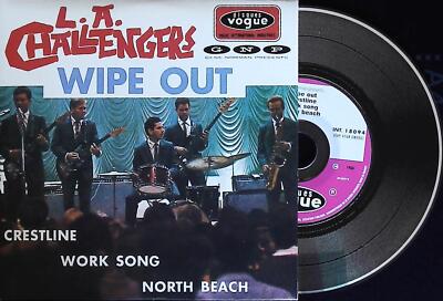 L.A. Challengers Wipe Out Cd Single EP Cardsleeve France Vinyl Replica ...