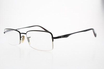 Ray-Ban RB 8692 1012 Matte Black Half Rim Titanium 53[]18 140 mm Red ...