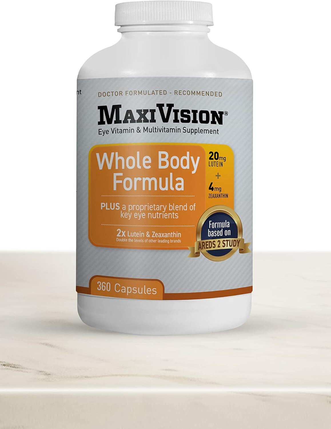 MaxiVision® AREDS 2 Whole Body Formula Eye Vitamins Lutein Zeaxanthin ...