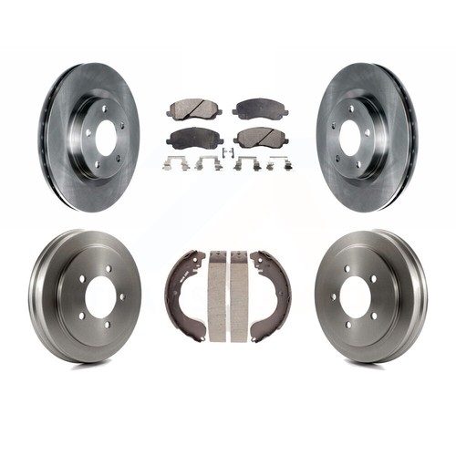 Front & Rear Ceramic Brake Pads & Rotors Kit for 2007-2012 Dodge ...