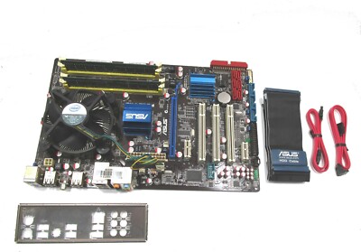 ASUS P5QL PRO Motherboard With Core 2 Duo E 7400 @2.80GHz CPU & 4GB RAM ...