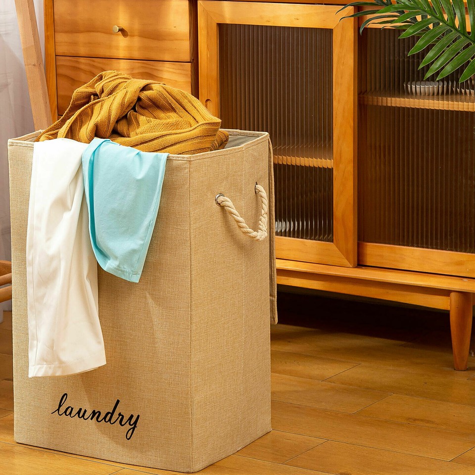 Large Laundry Washing Bag Basket Storage Bin Dirty Clothes Storage ...