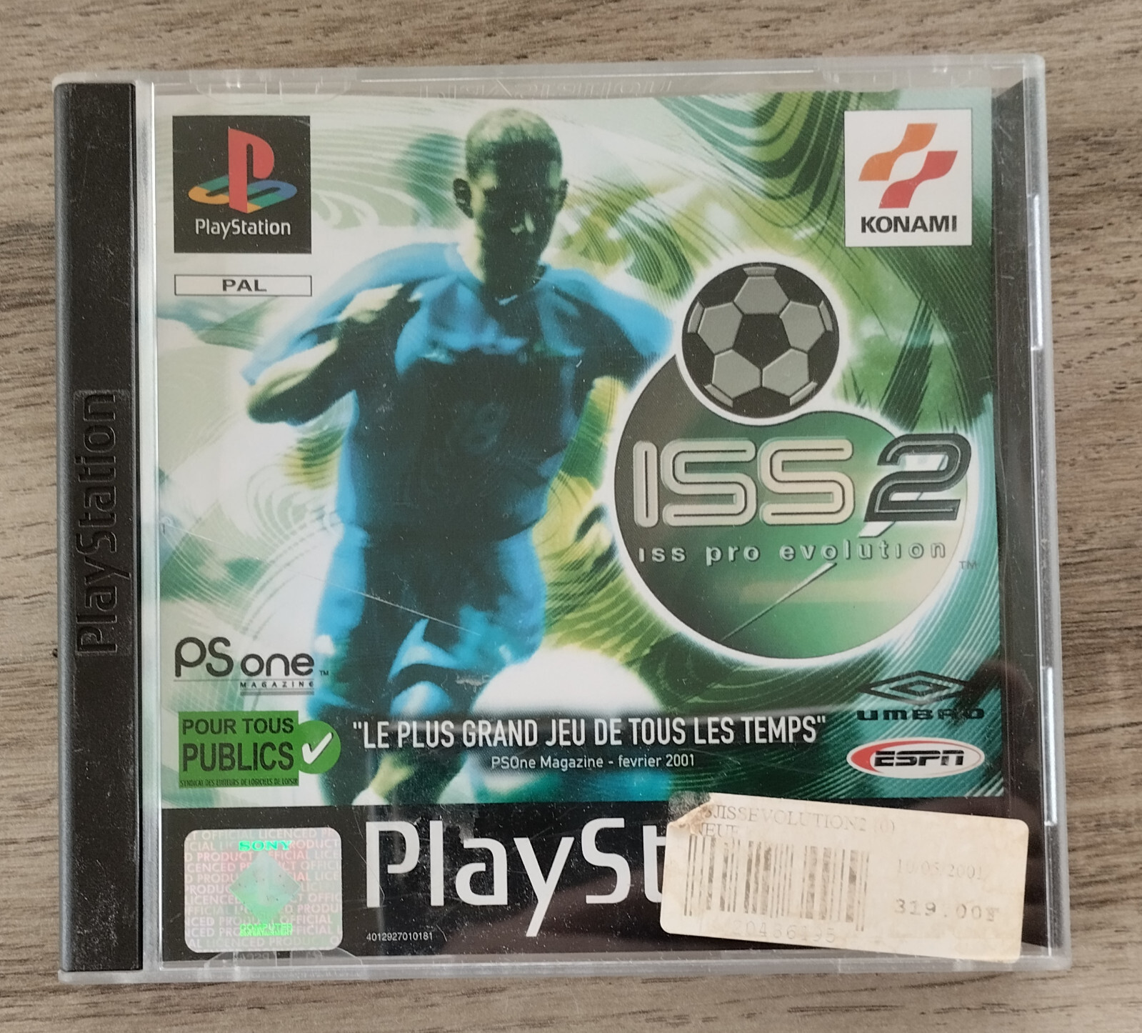 ISS Pro Evolution Playstation - Prix - Photo - Présentation