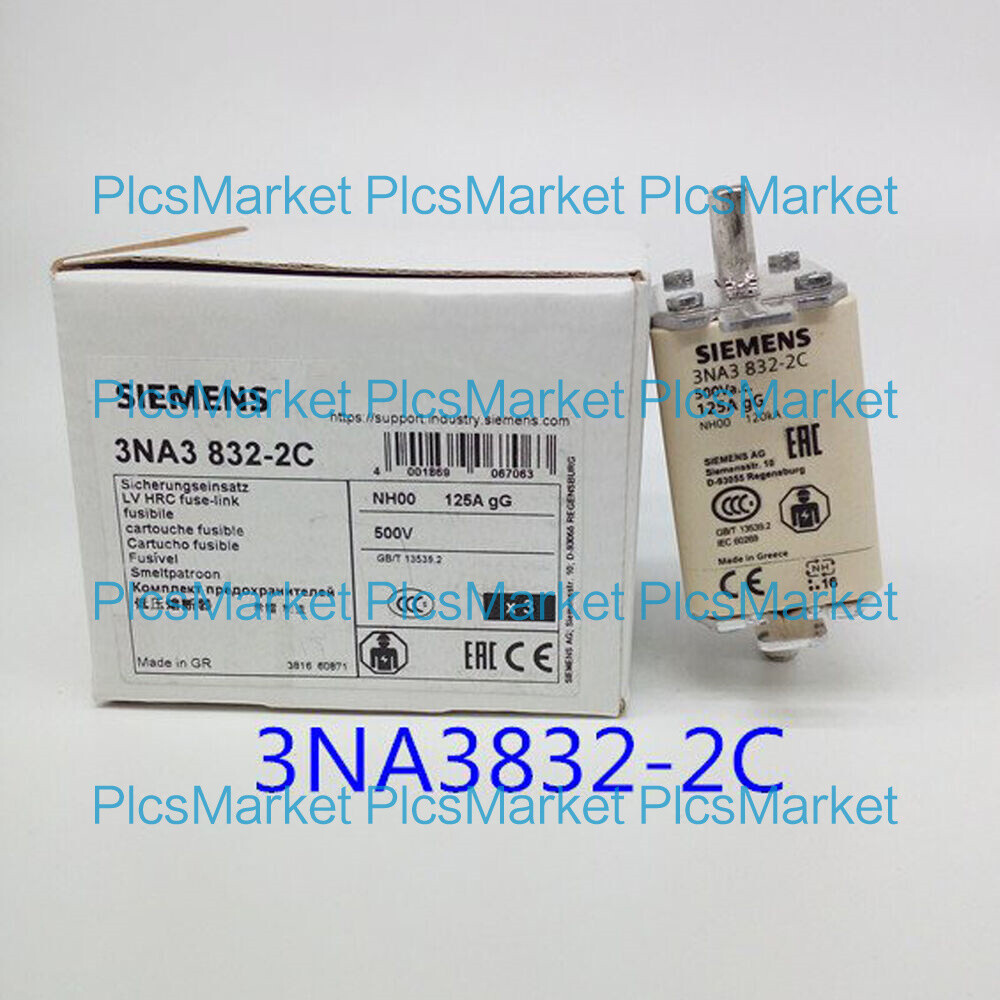 3pcs/1Box Siemens 3NA3832-2C LV HRC-Fuse 125A 500VAC New Free Shipping ...