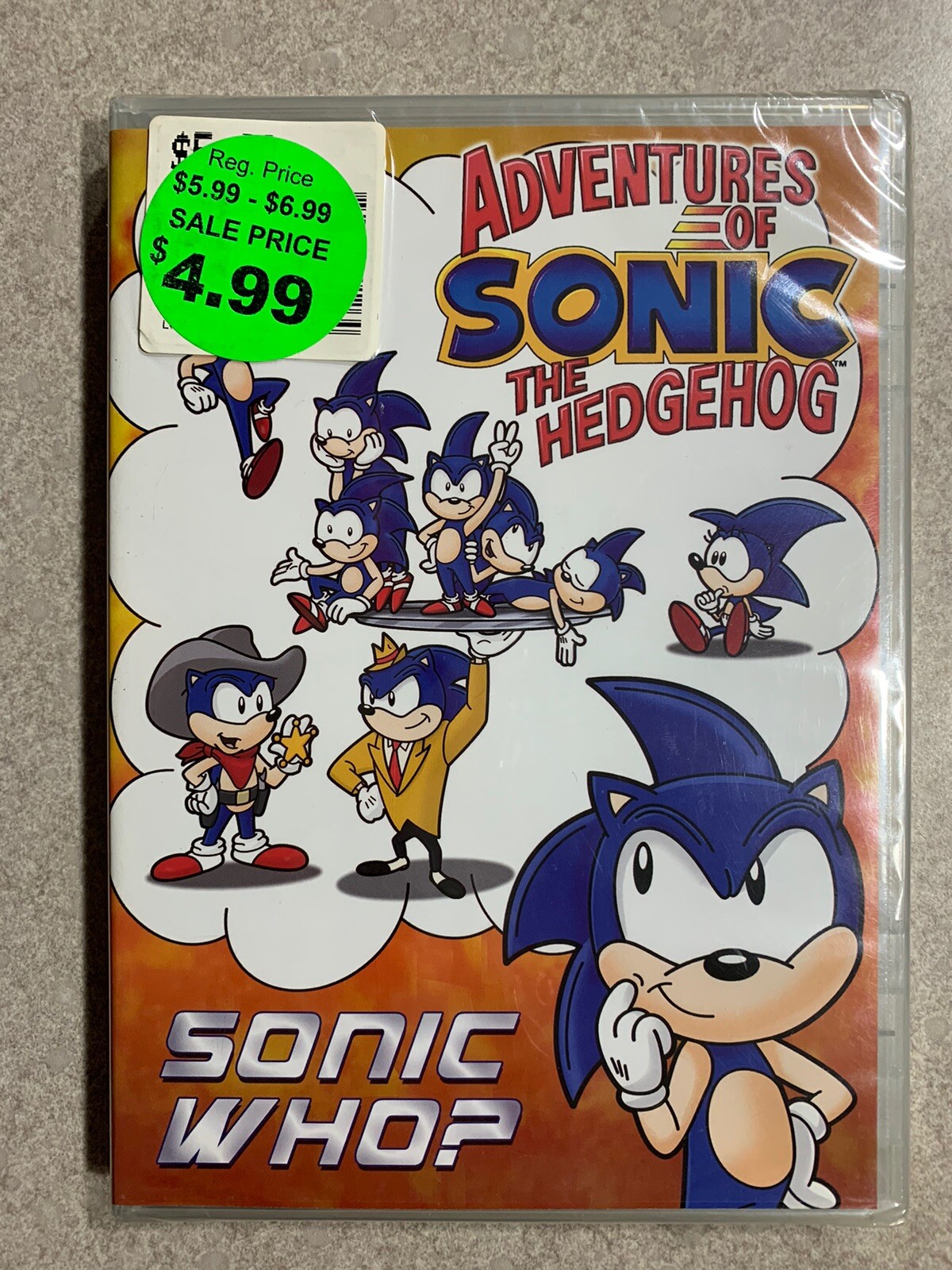 Lot 3 Adventures Of Sonic The Hedgehog DVDs 1993 DIC Sega Animated ...