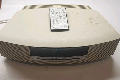 BOSE WAVE MUSIC SYSTEM MODEL AWRCC2 AM/FM W/ REMOTE - CD PLAYER SKIPS ...