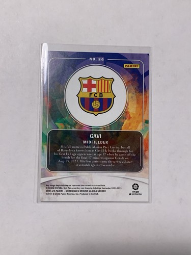 2021-22 Panini Chronicles Origins La Liga Soccer Gavi Rookie #86 | eBay