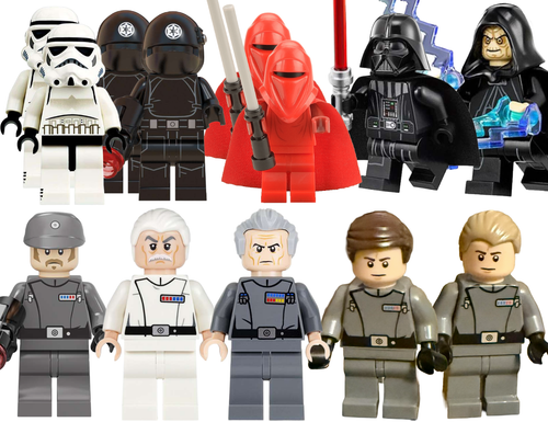 13x Empire custom figures: Vader, Tarkin Yularen Tagge Motti - lego ...