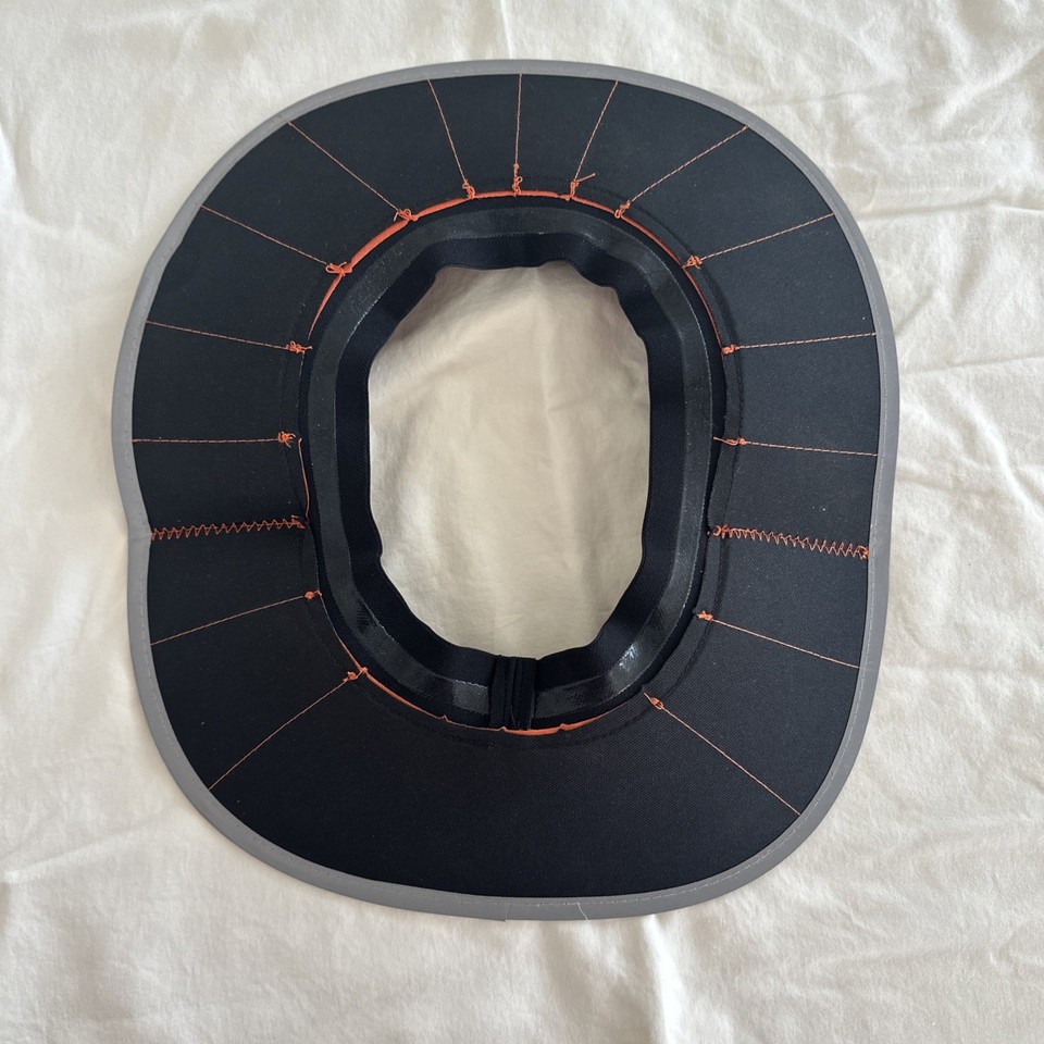 Studson HiVis Hard Hat Sun Shade Visor Brim Enhanced Visibility Orange ...