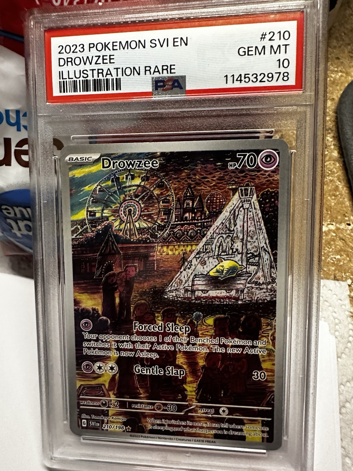 Drowzee 2023 Scarlet & Violet #210/198 Illustration Rare Price Guide ...