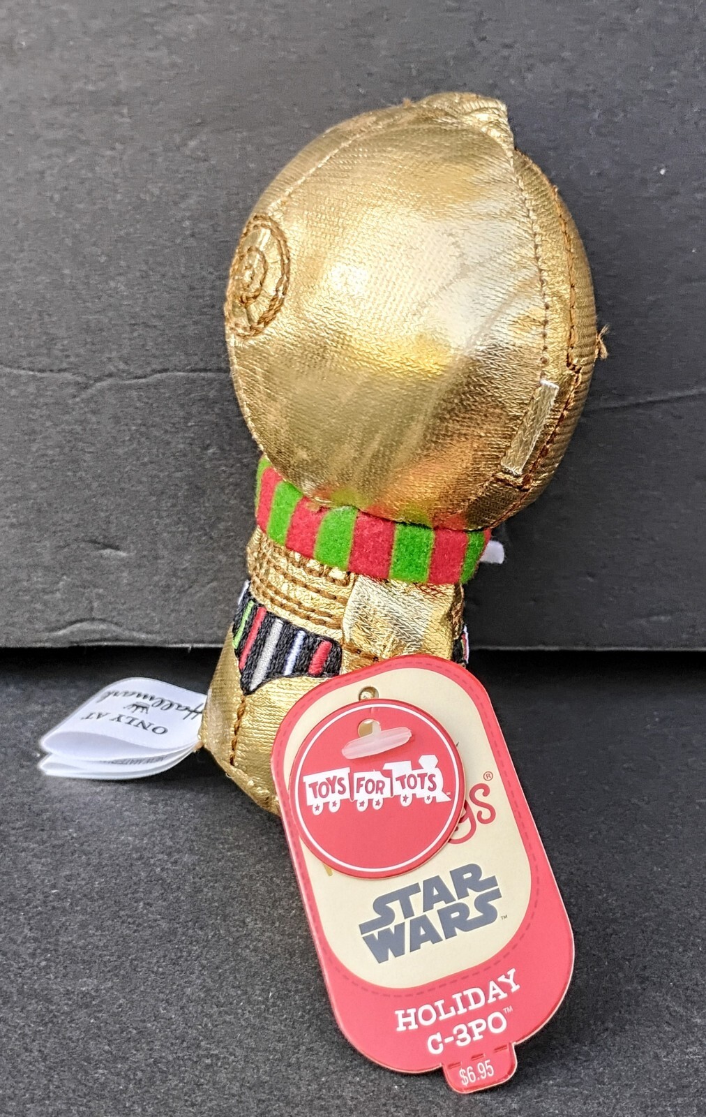 Hallmark Itty Bittys Star Wars Holiday C-3PO Plush Toy Gold Shiny ...