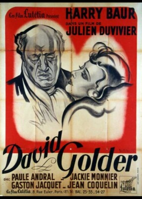 affiche du film DAVID GOLDER 120x160 cm | eBay