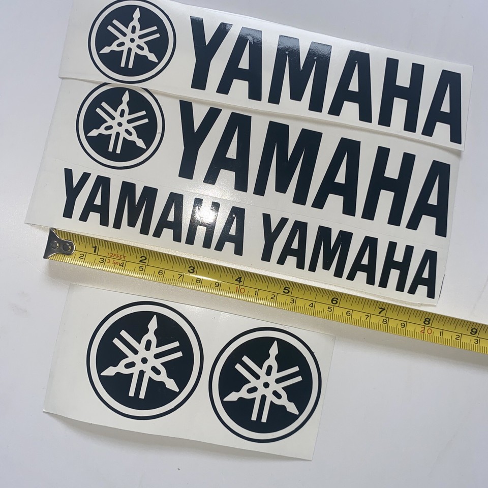2X Yamaha Logo Stickers Decals Motorbike Motorcycle Fuel Tank Fairing ...