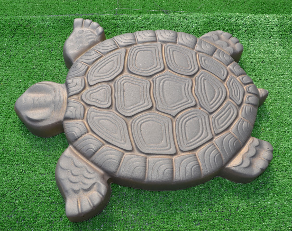 Molds Turtle Stepping Stone Concrete Mould ABS Tortoise for Garden path ...
