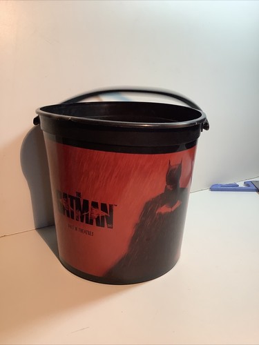 The Batman Only In Theatres Movie Theater Plastic Popcorn Bucket w ...