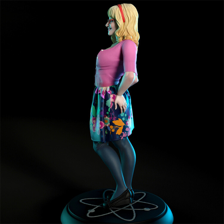 Anime Bernadette 1/8 1/6 Unpainted GK Model 3D Print Figure Resin Kits ...