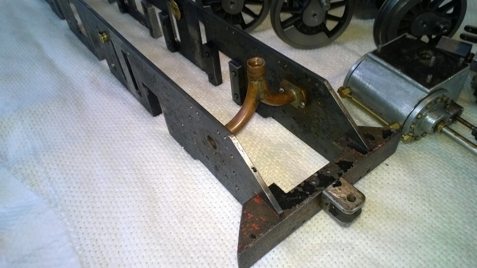 LIVE STEAM CHASSIS 0-6-0 SADDLE TANK ENGINE LBSC 1" SCALE 4.75" GAUGE ...
