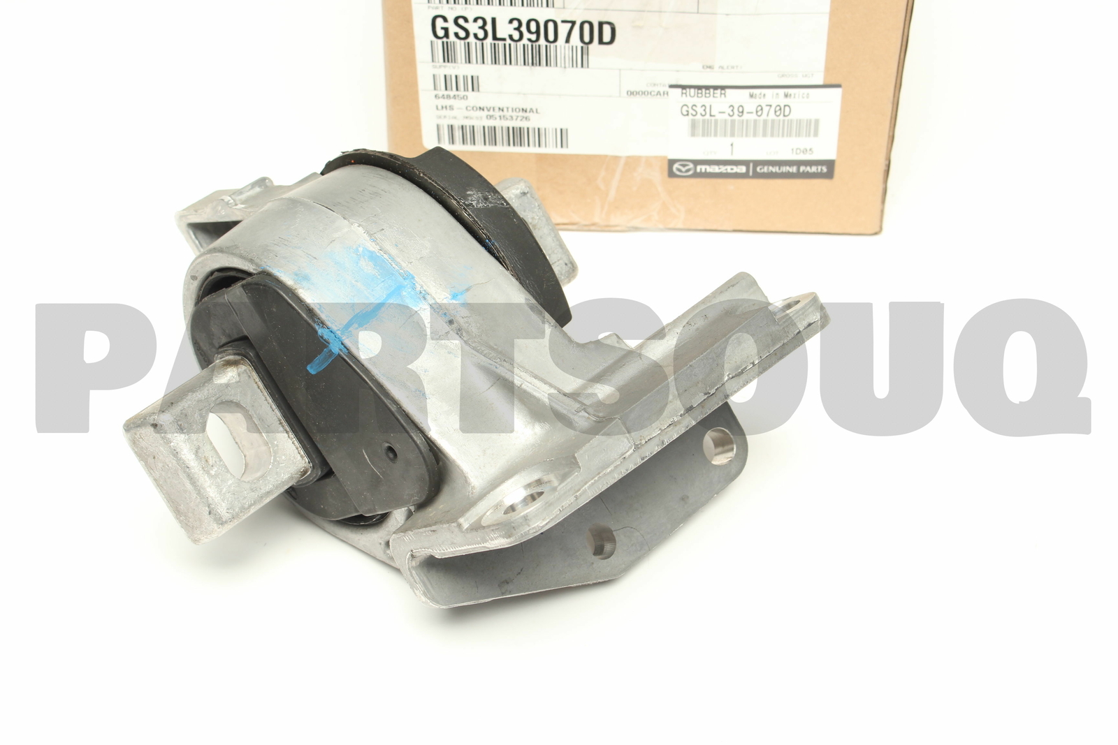 GS3L39070D Genuine Mazda RUBBER NO.4,ENG.MTG GS3L-39-070D | eBay