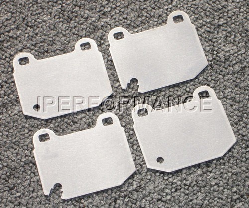 Titanium Brake Heat Shield Set Notched for Nissan 350Z Brembo 2003-2009 ...