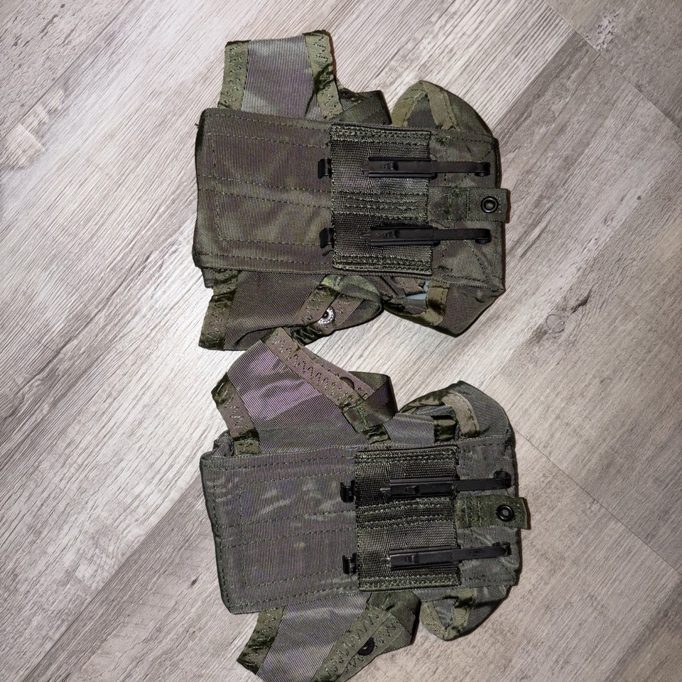 USGI Pair of ALICE Pouches OD Green LC-2 W/ New Alice Clips | eBay
