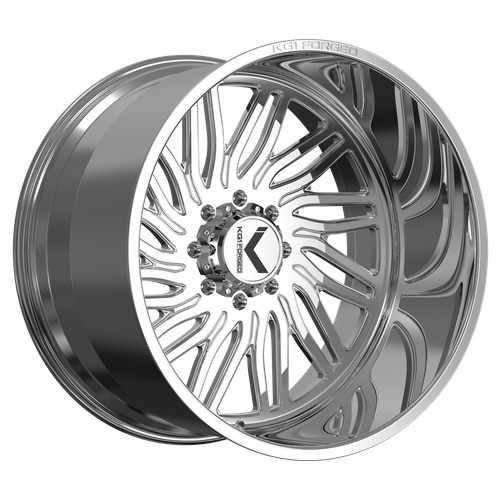 24x14 KG1 Forged KF055 Flight Polished DIRECTIONAL Wheels Blank (-76mm ...