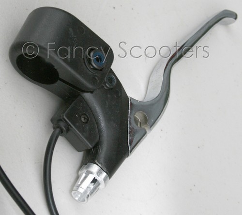 Right Side Chrome Brake Lever with 2 wires FOR SCOOTER,CHOPPER,POCKET ...
