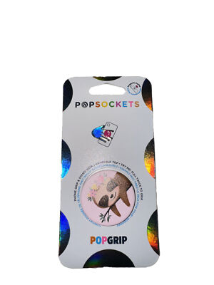 PopSockets PopGrip Cell Phone Grip & Stand Sweet Sloth New Pop-Up ...