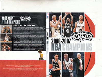 NBC-San Antonio Spurs-2006/7 NBA Champions-Basketball NBA-DVD | eBay