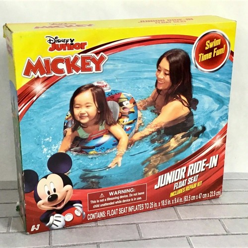 Disney Junior Mickey Mouse Swim Pool Water INFLATABLE Float Seat 0-3 ...