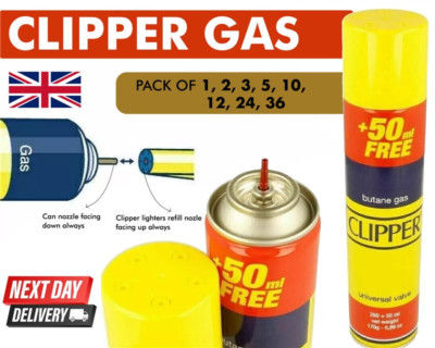 Clipper Butane Gas Lighter Refill High-Quality Universal Fuel Fluid ...