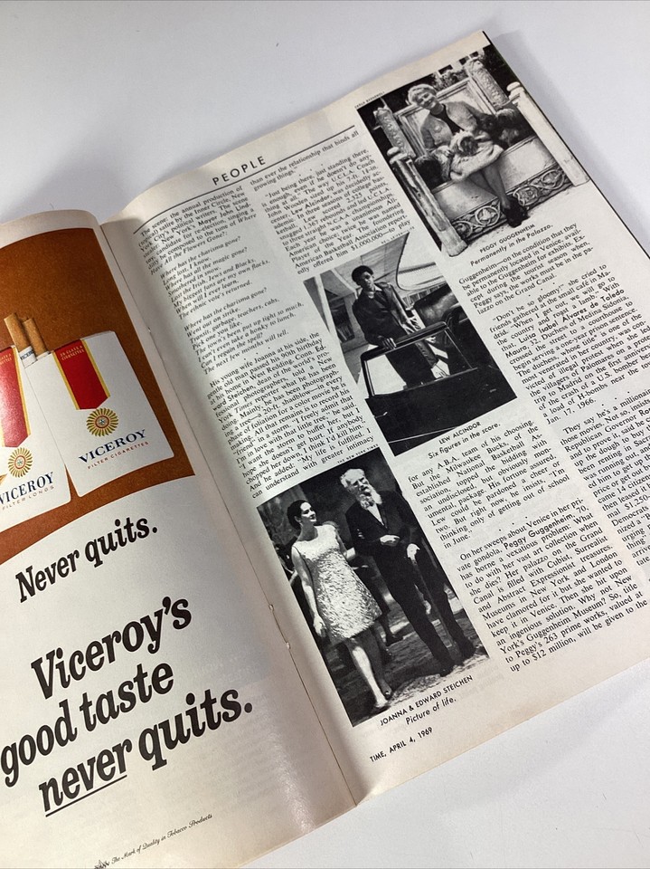 Time Magazine 1969 Rare Ads Eisenhower Civil Rights VW Bus Orr Joni ...