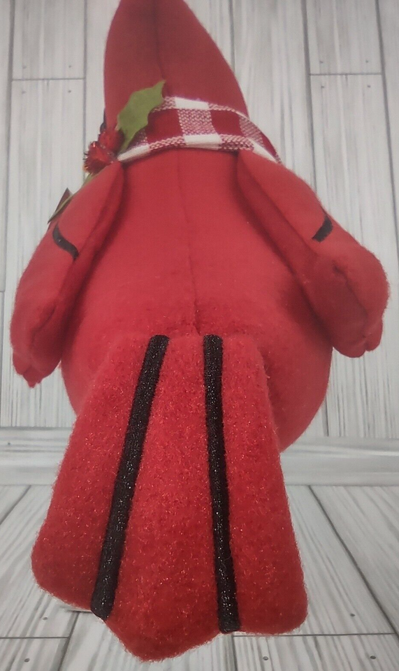 Cardinal Red Bird Christmas Tree Topper Figurine Ornament Nature ...