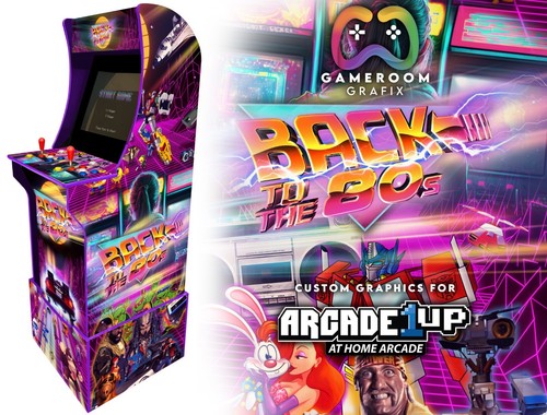 Back To The 80s Custom Arcade 1Up Custom Graphic Kit | eBay