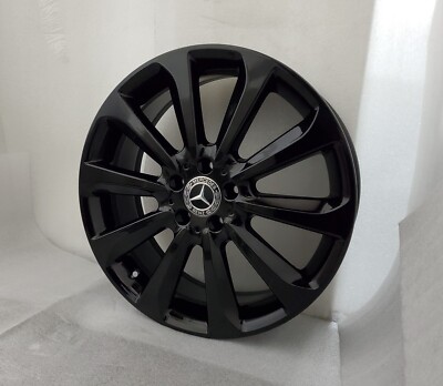 Original 19" Mercedes C300 C400 OEM Factory Wheels Black Rims C350 C ...