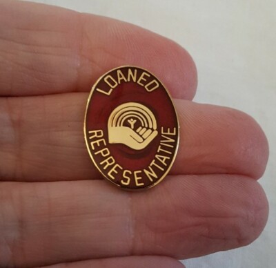 Vinatge United Way Loaned Representative Government of Canada Pin Lapel ...