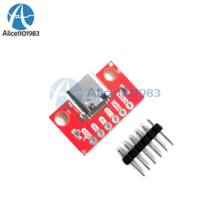 TYPE-C Female Test Board USB3.1 16P to 2.54mm Power Adapter Board With ...