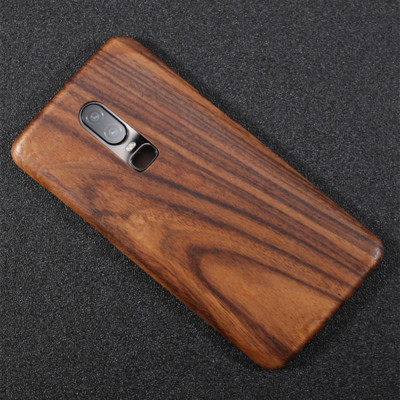 For OnePlus 6T 7T 7 9 Pro walnut Enony Wood Rosewood Wooden Slim Back ...