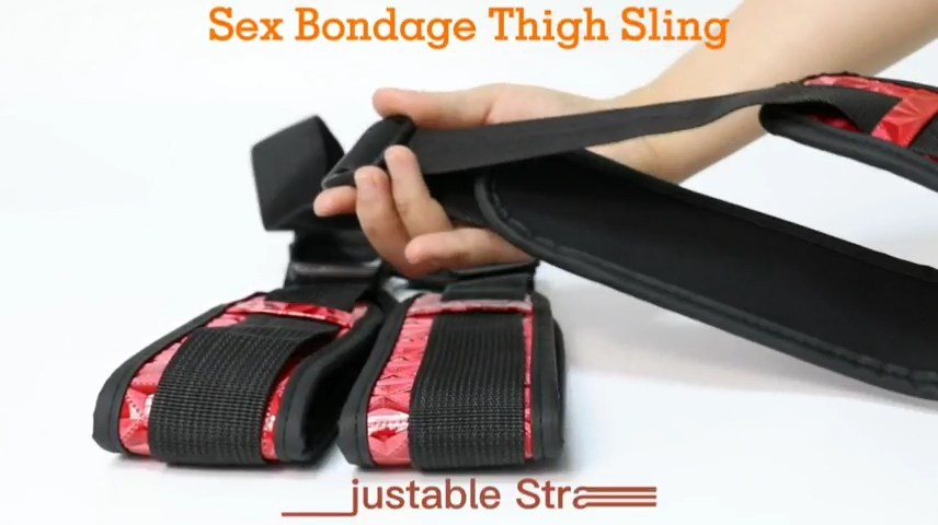 BDSM Bondage Sex Toys Thigh Sling Straps Legs Restraints Bed Couples ...