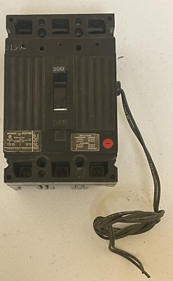 TED134100 GE Circuit Breaker 3P 100A 120V Shunt trip refurbished ...
