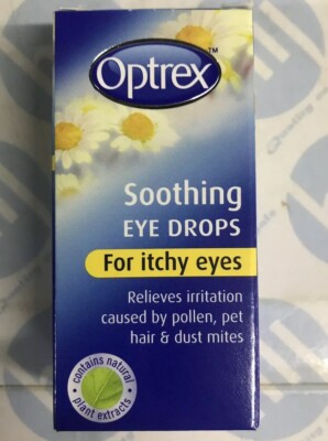 Optrex Soothing Eye Drops for Itchy Eyes 10ml 50160181 | eBay