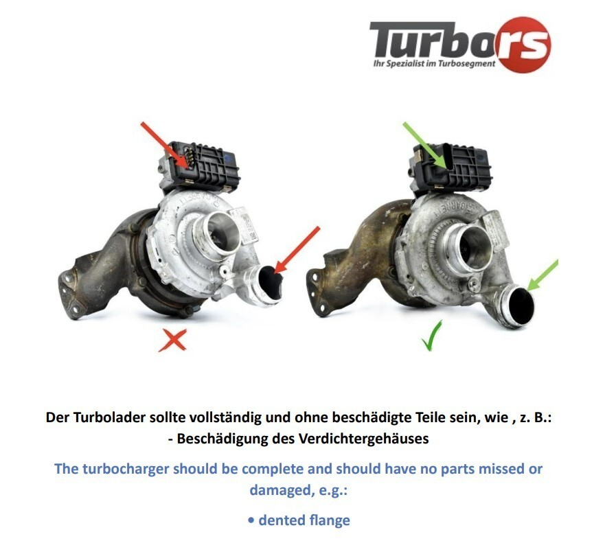 Turbolader BMW 740 Li 240 kW 326 PS N54B30 11657593023 11657649297 ...