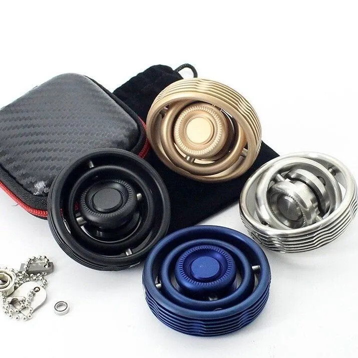 Fidget Spinner Metal Gyroscope Mechforce EDC Fingertip Toys Stress ...