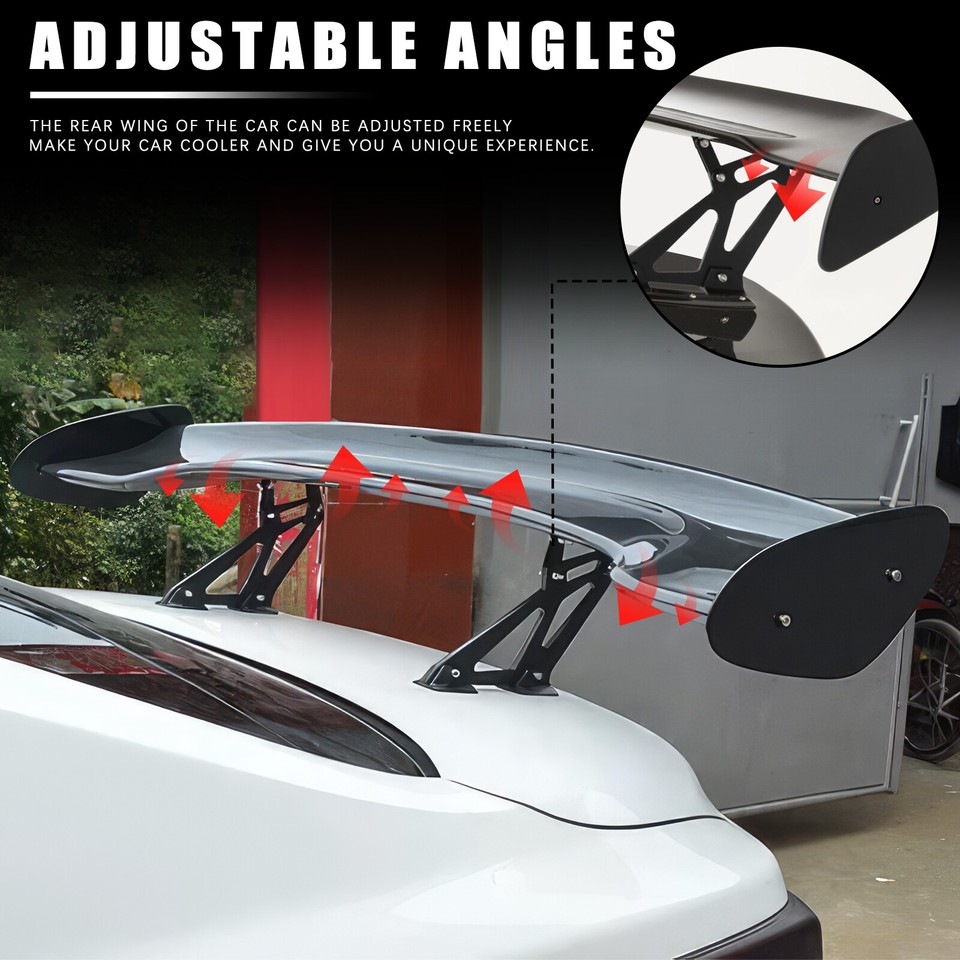 For Polaris Slingshot 57" Rear Trunk Spoiler Racing GT-Style Wing Gloss ...