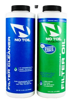 No-Toil No Toil Air Filter Oil and Cleaner Maintenance Combo Kit 16oz ...